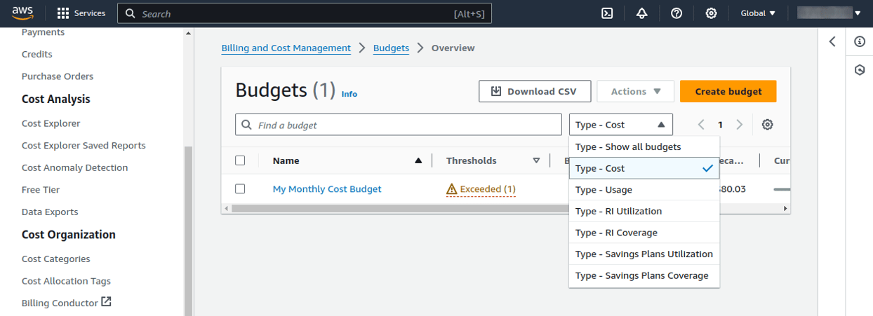 Working with AWS Budgets: Basics and FinOps Best Practices